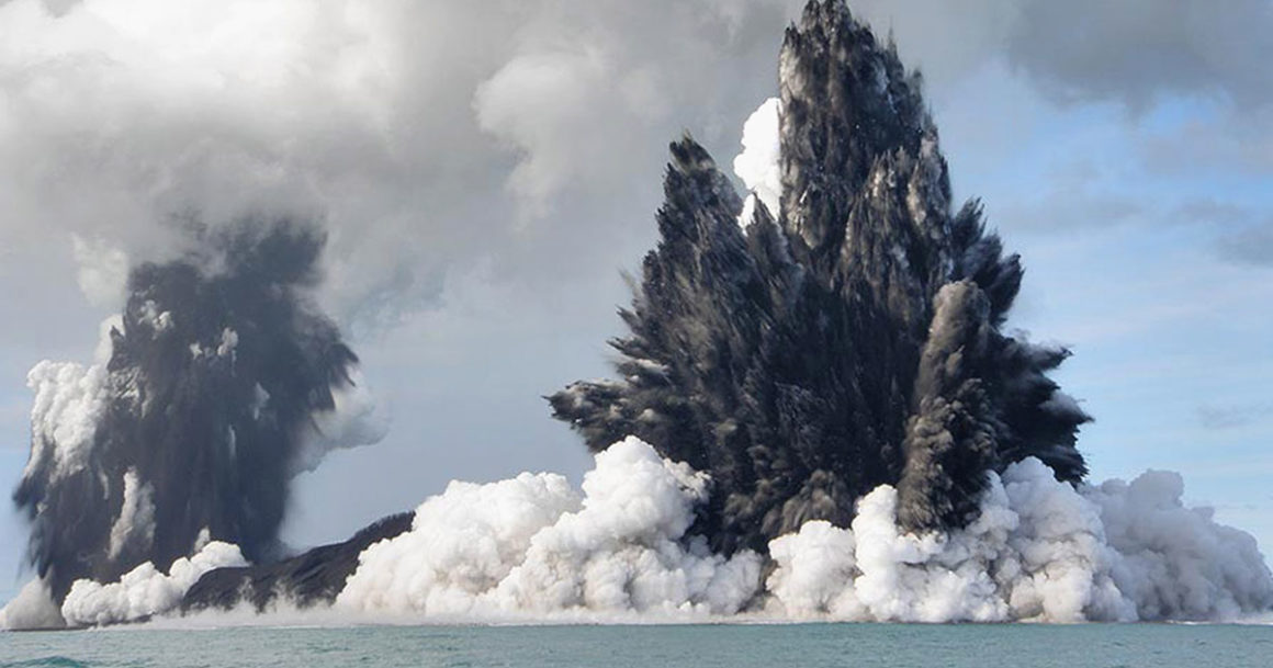 Erupção subaquática em Tonga pode ter sido mais forte que a bomba ...